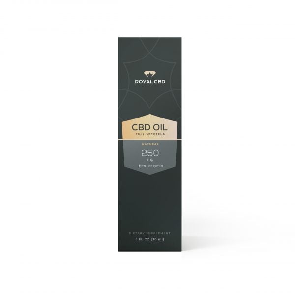 CBD Oil 250mg - Full Spectrum | Royal CBD